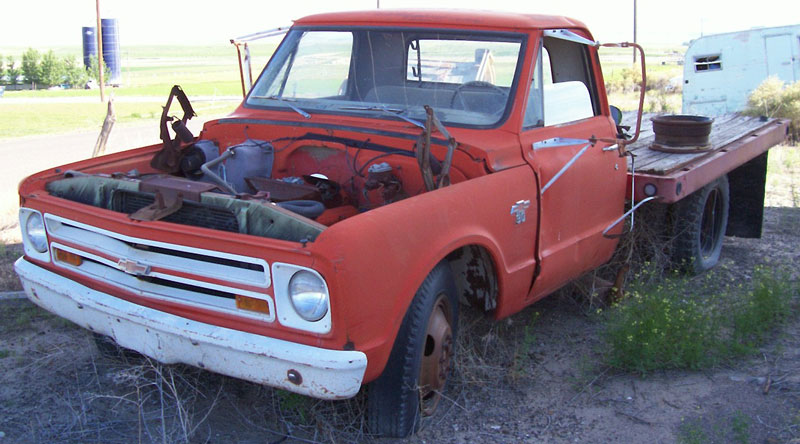 1967 Chevrolet C-30 One Ton Commercial Flatbed Truck For Sale