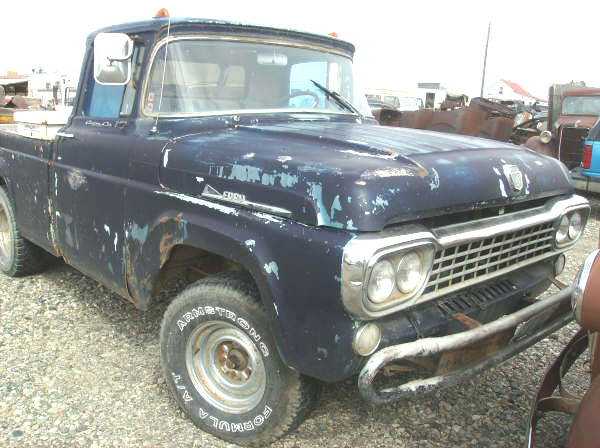 1958 Ford F-100 Styleside Custom Cab 1/2 Ton Pickup For Sale